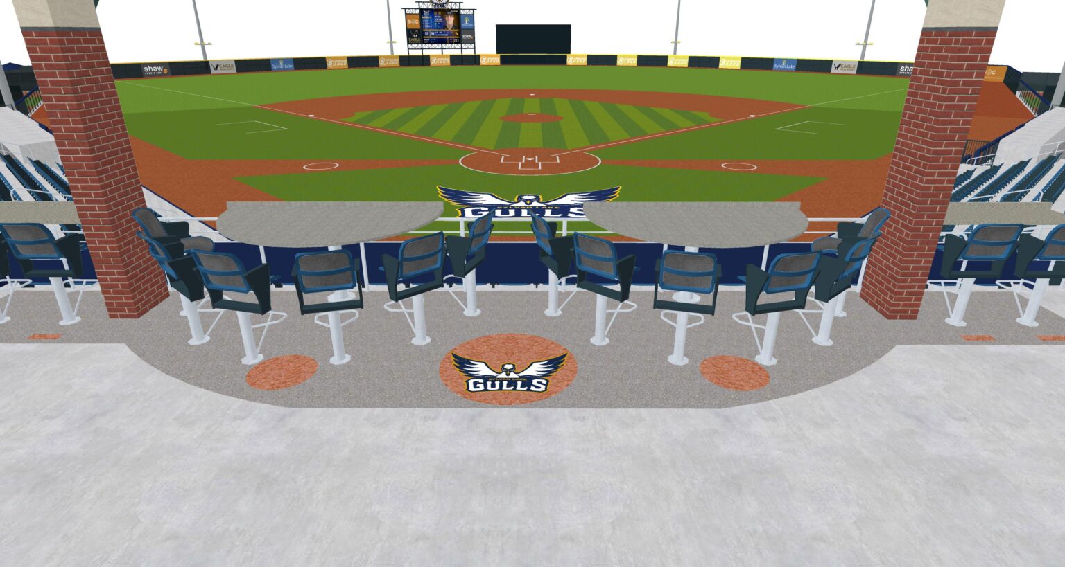 Legacy Seats Sylvan Lake Gulls Baseball - Sylvan Lake Gulls